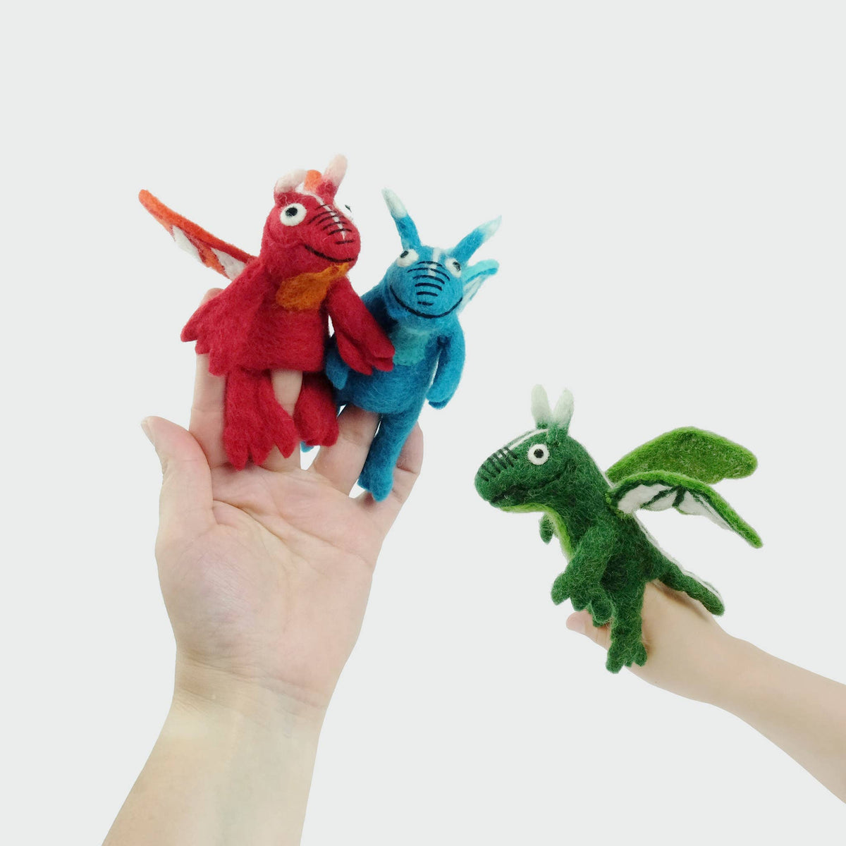 Finger Puppets - Dragon – Bowerbird Flowers